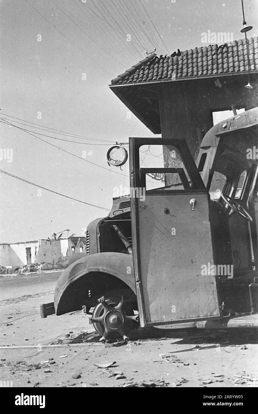 Destroyed bus Black and White Stock Photos & Images - Alamy