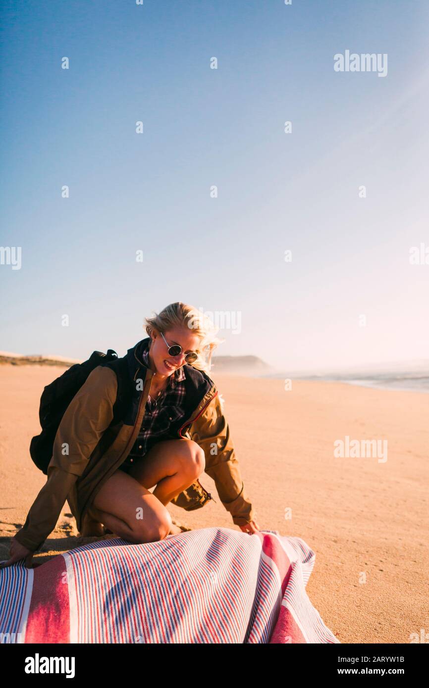 Woman laying down hi-res stock photography and images - Alamy