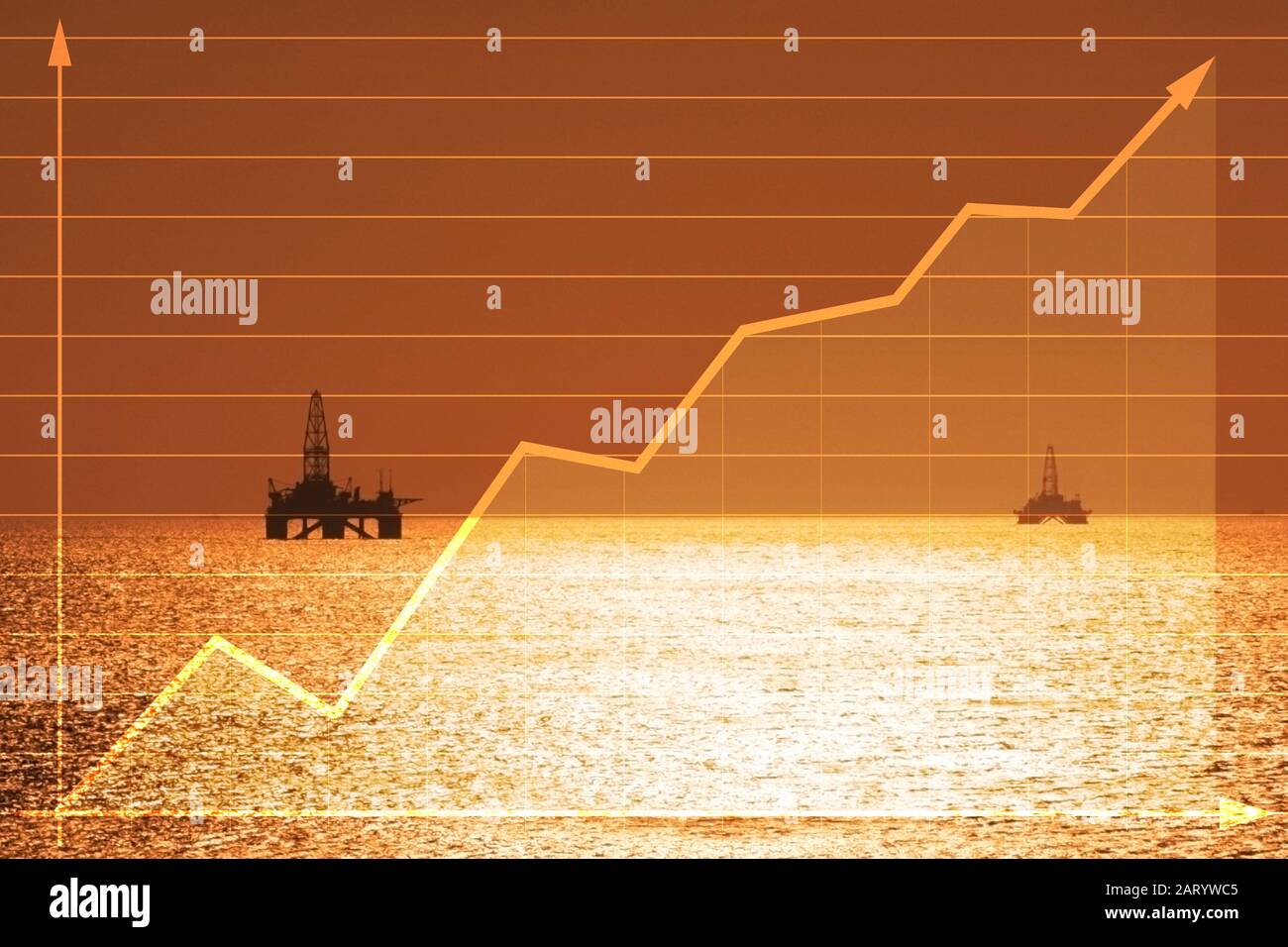 The economic growth concept with charts Stock Photo - Alamy