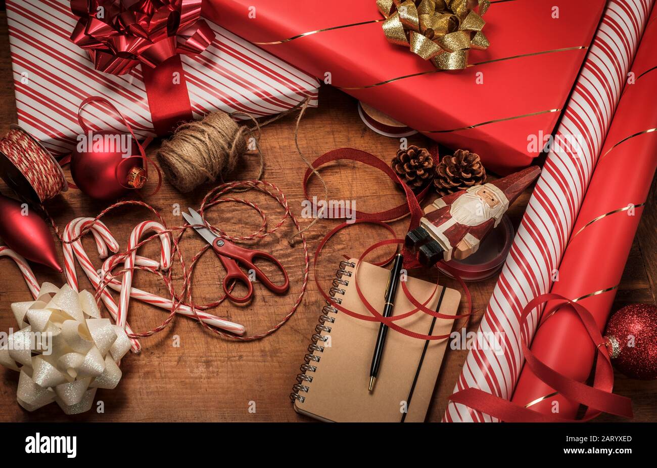 Presents brown paper candy hi-res stock photography and images - Alamy