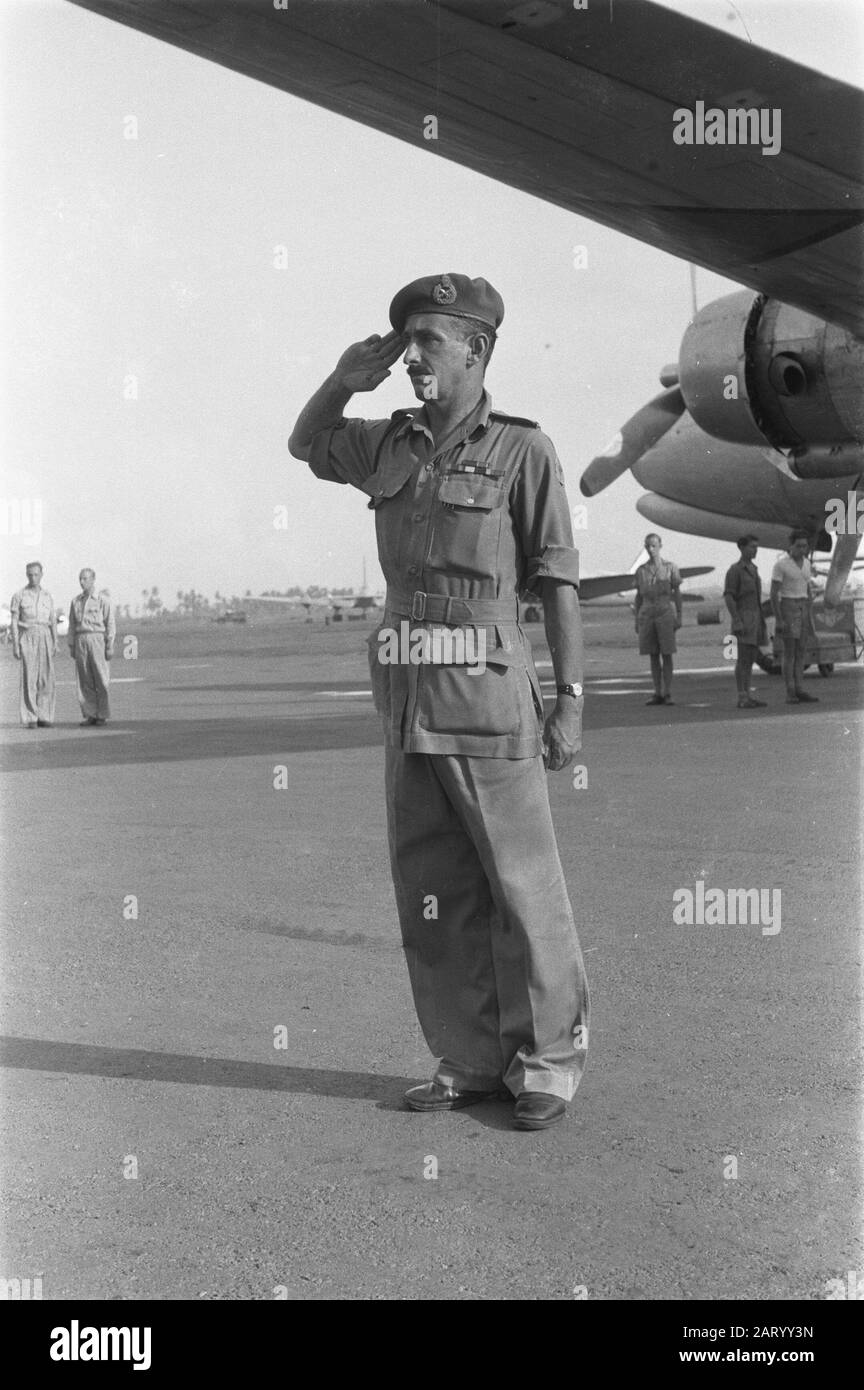 Departure of Maj-Gen MacDonald (Commander 23 Indian Infantry Division ...