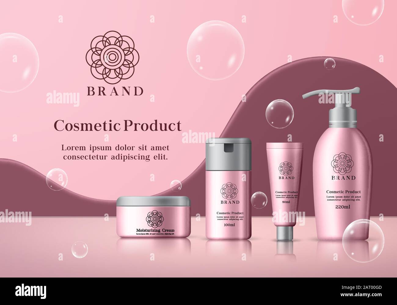 Mock cream Stock Vector Images - Alamy