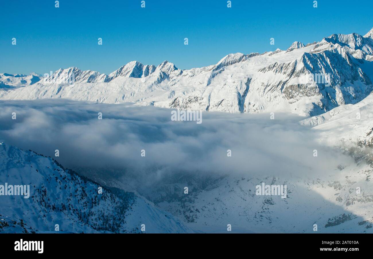 Valais in the swiss alps hi-res stock photography and images - Alamy
