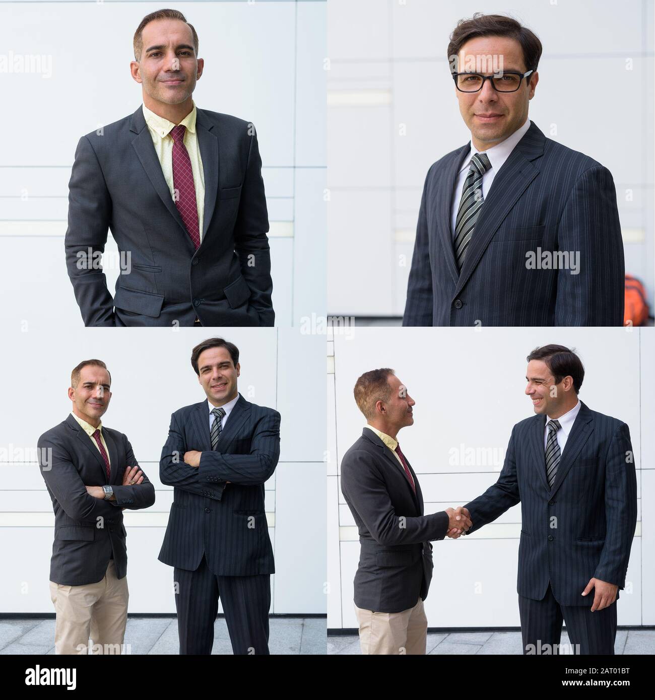 Suit shaking hands hi-res stock photography and images - Alamy