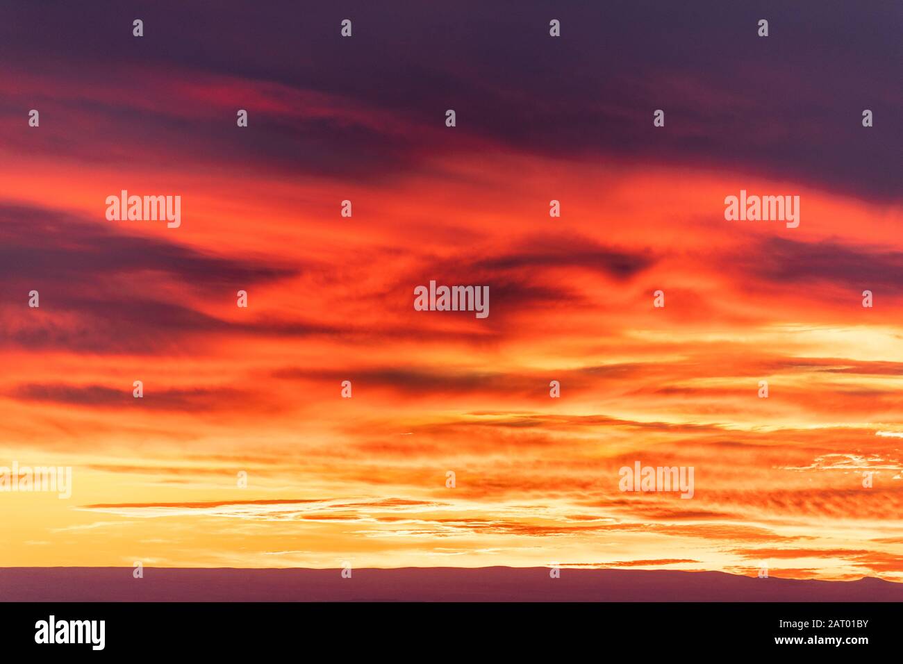 Dramatic sunset sky Stock Photo - Alamy