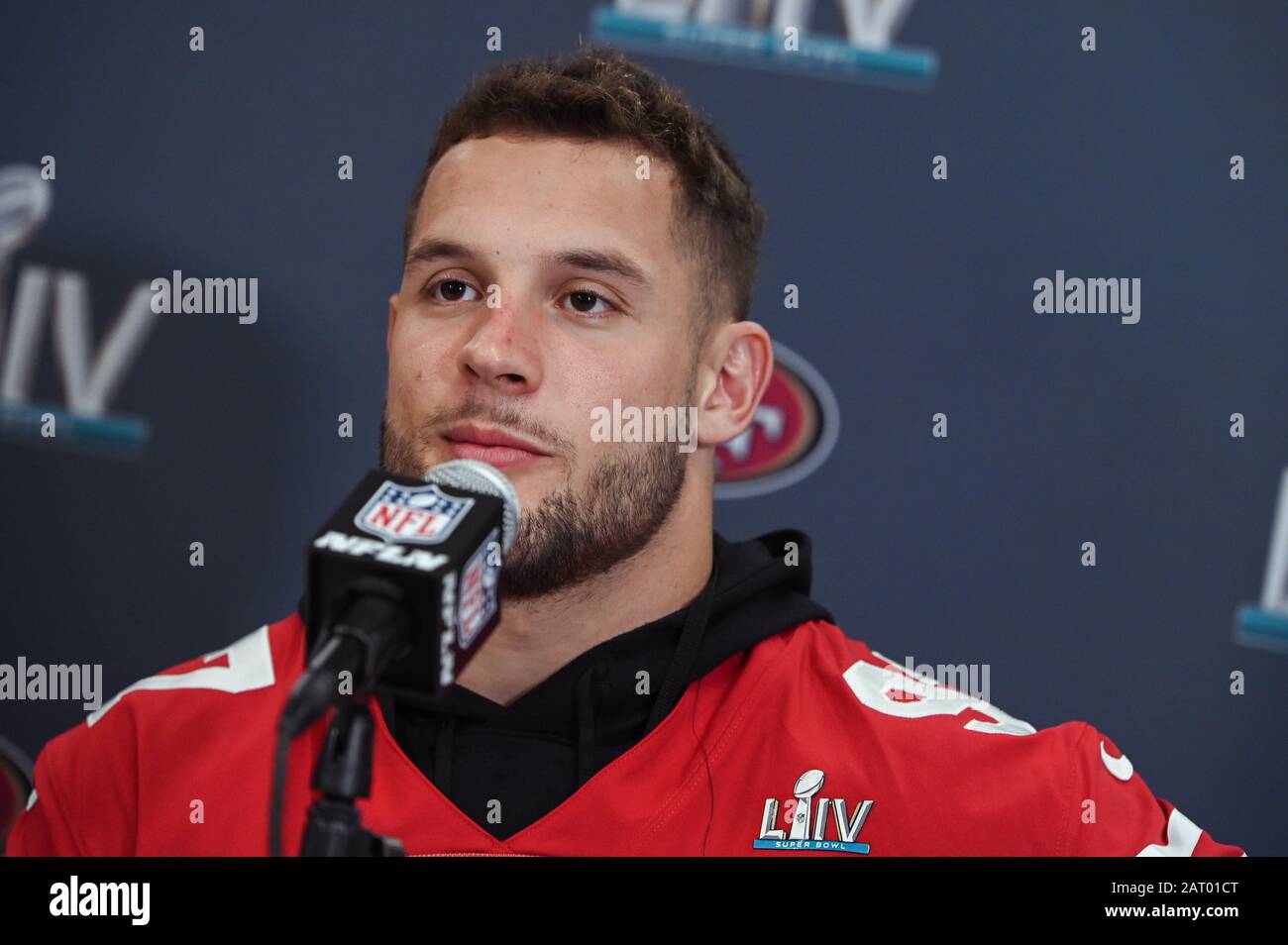 Miami, Florida, USA. 29th Jan 2020. San Francisco 49ers #97 defensive ...