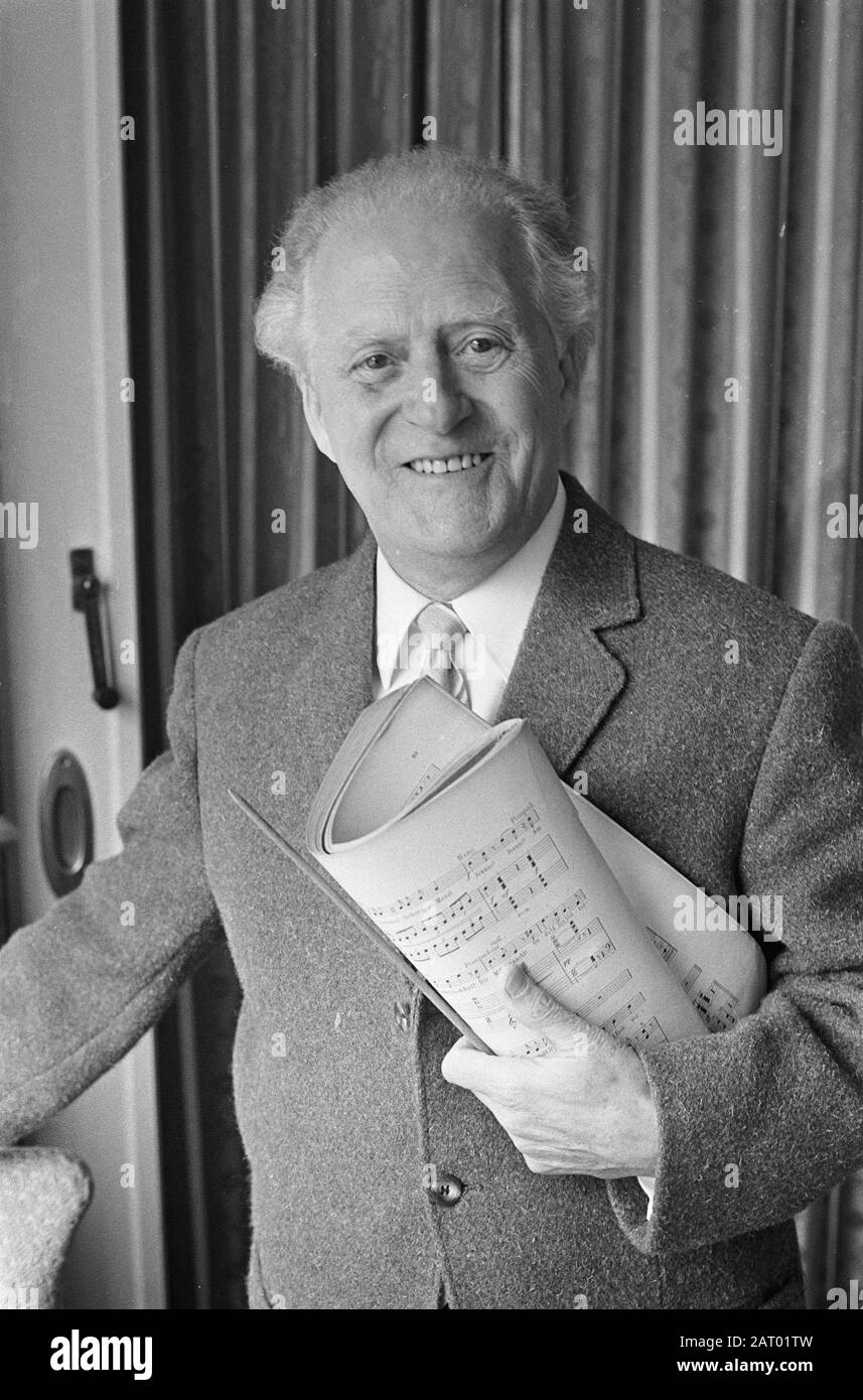 75 year old conductor Julius Susan conductors, portraits Date: 30 ...