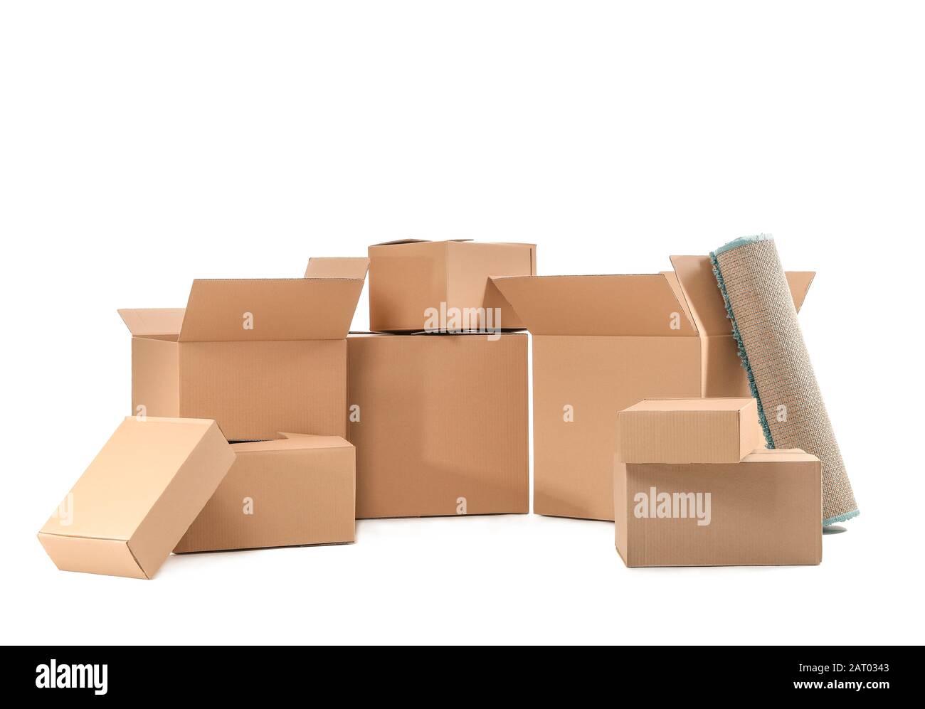 Moving day home relocation property Cut Out Stock Images & Pictures - Alamy