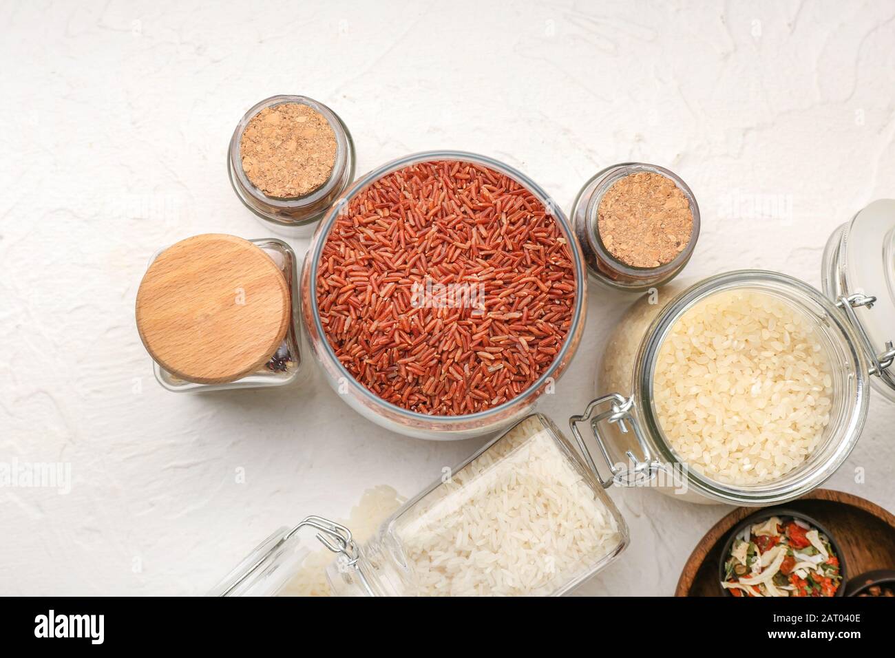 Different jars of rice hi-res stock photography and images - Alamy