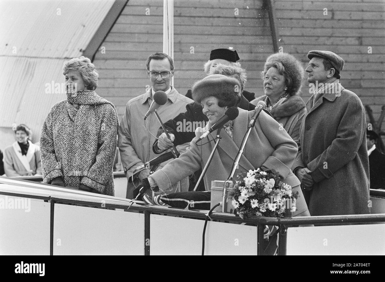 baptism and launching passenger ship the Sunflower, for holiday trips ...