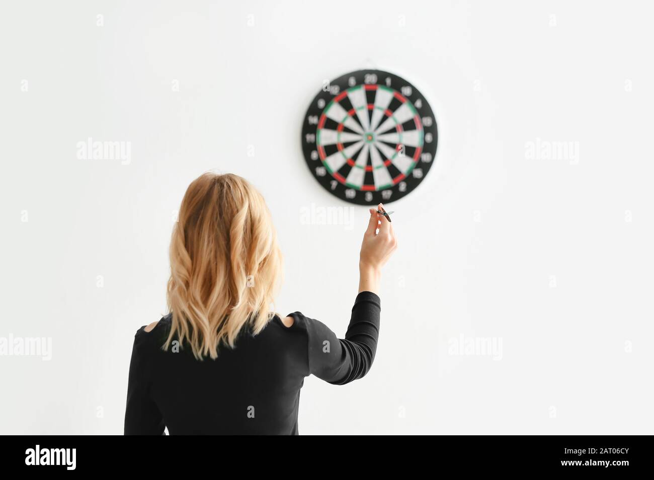 Woman Playing Darts High Resolution Stock Photography and Images - Alamy