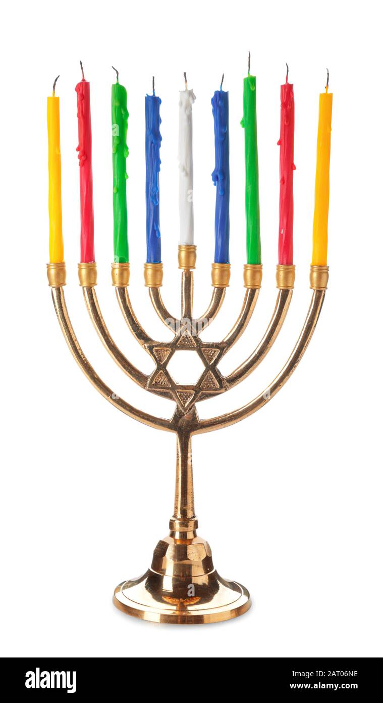 Menorah Cut Out Stock Images & Pictures - Alamy