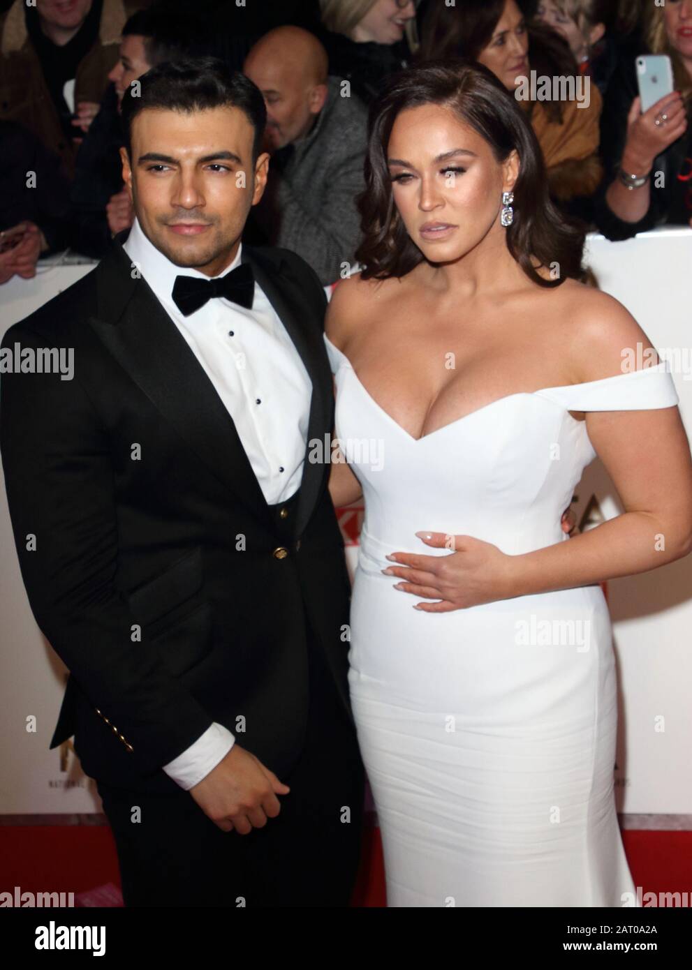 London.UK. Ercan Ramadan and Vicky Pattison at The National Television ...