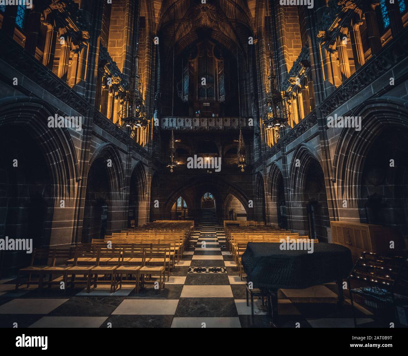LIVERPOOL, ENGLAND, DECEMBER 27, 2018: The Lady Chapel in Liverpool ...