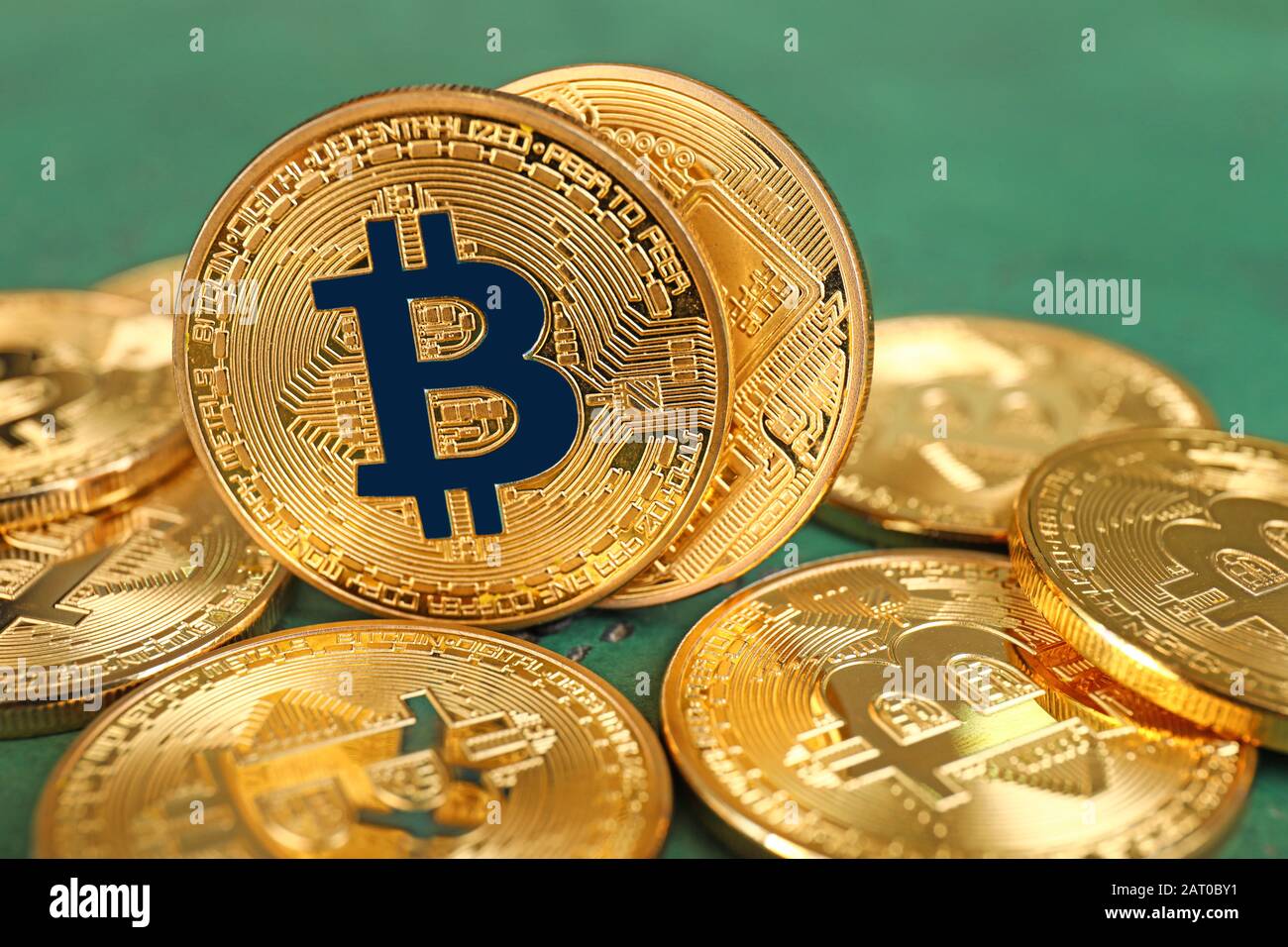 Many bitcoins hi-res stock photography and images - Alamy
