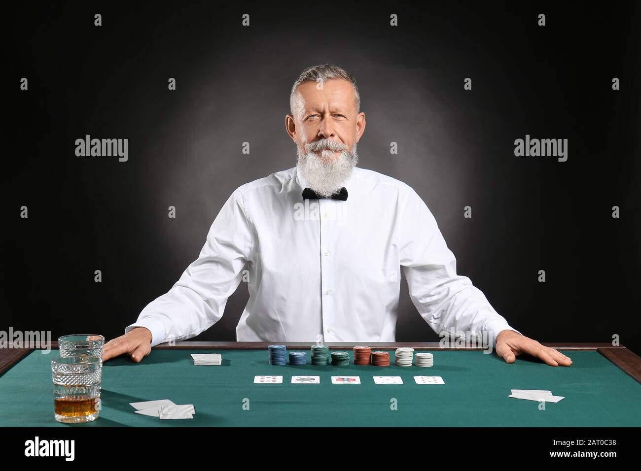 Male banker playing cards hi-res stock photography and images - Alamy