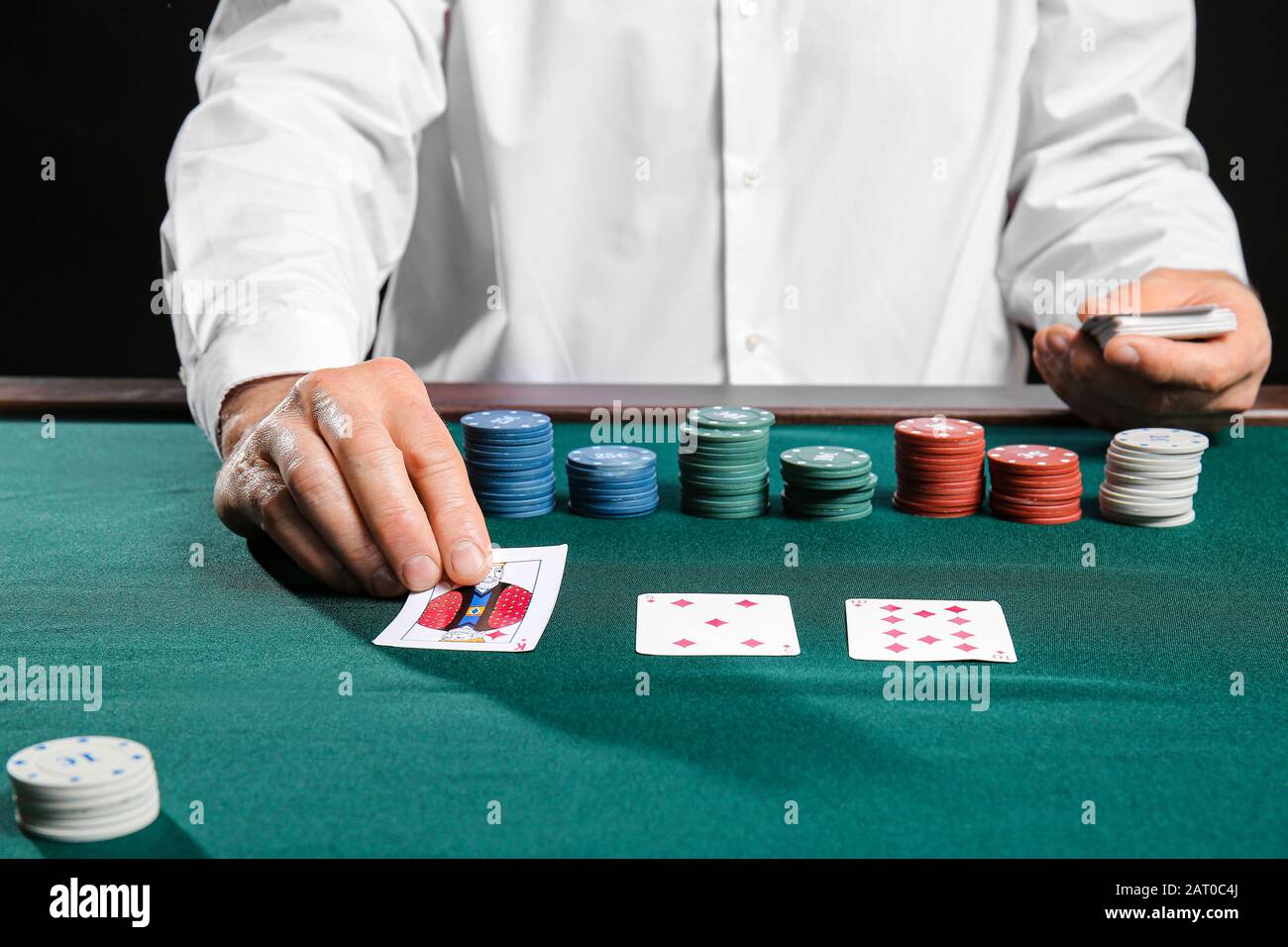 Male banker playing cards hi-res stock photography and images - Alamy