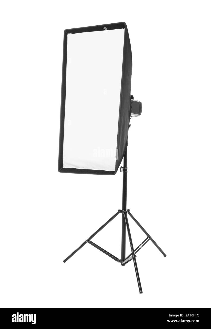 Professional softbox for photo studio on white background Stock Photo ...