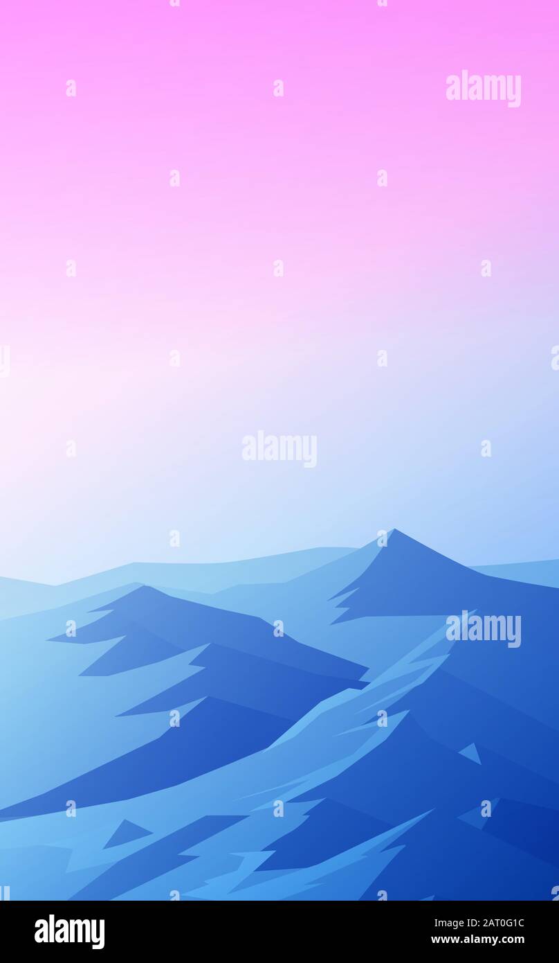 Evening view wallpaper Stock Vector Images - Alamy