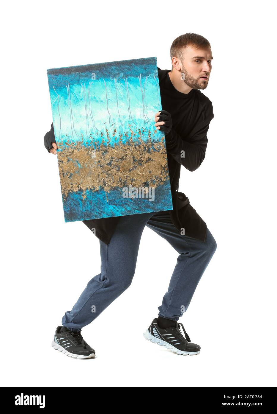 Stolen Painting Cut Out Stock Images & Pictures - Alamy