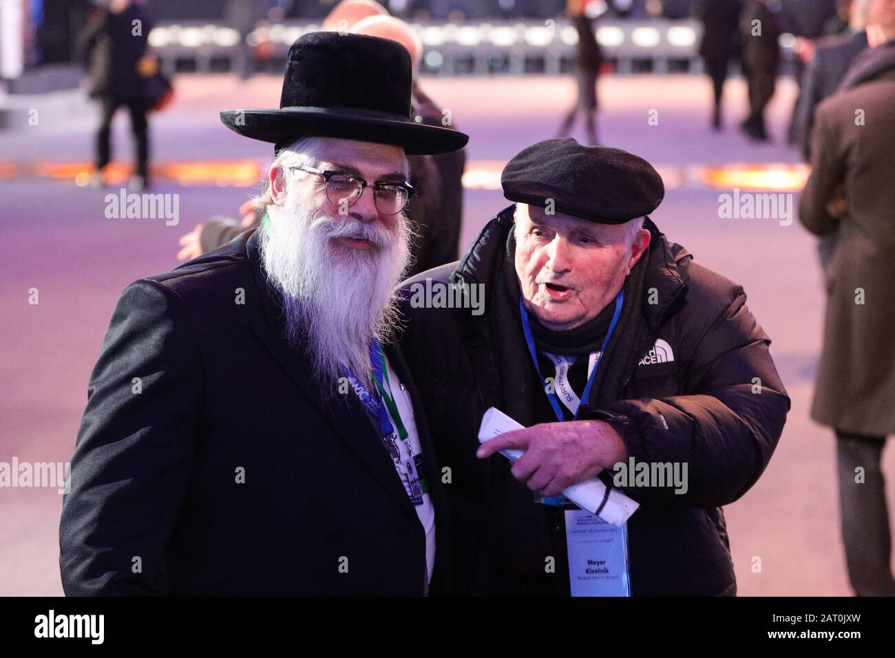 Oswiecim, Poland. 27th Jan, 2020. Holocaust survivor and former ...