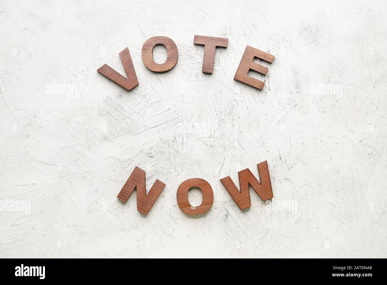 Text VOTE NOW on light background Stock Photo - Alamy
