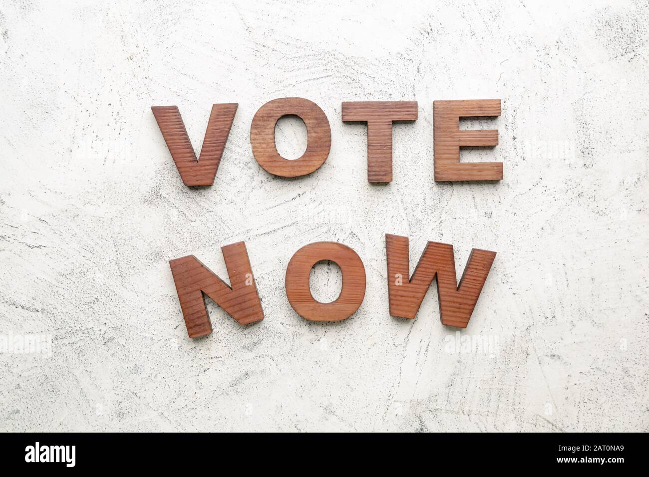 Text VOTE NOW on light background Stock Photo - Alamy