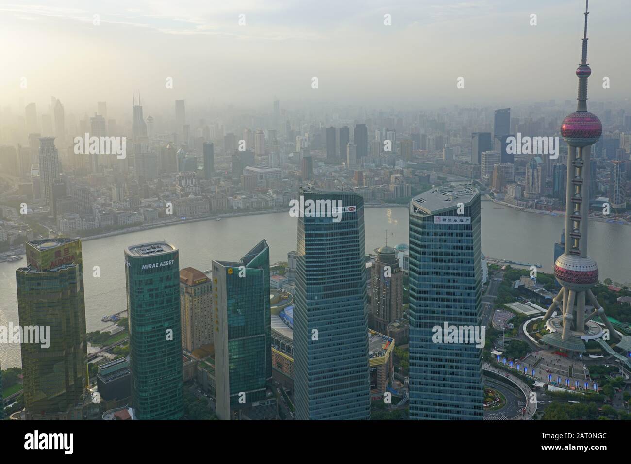 Jin mao tower aerial view hi-res stock photography and images - Alamy