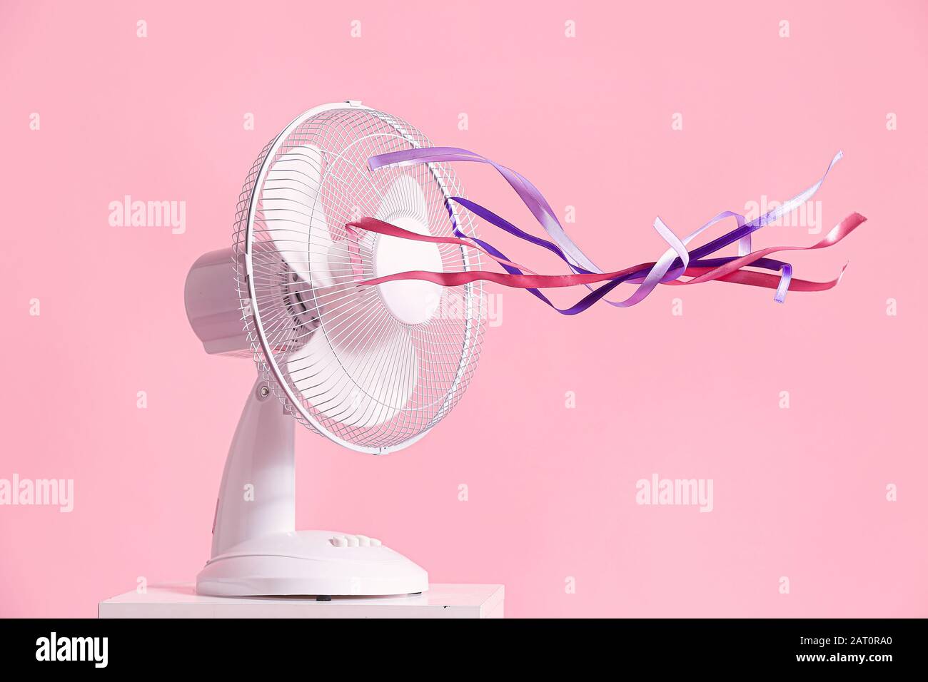 Fan blowing ribbons hi-res stock photography and images - Alamy