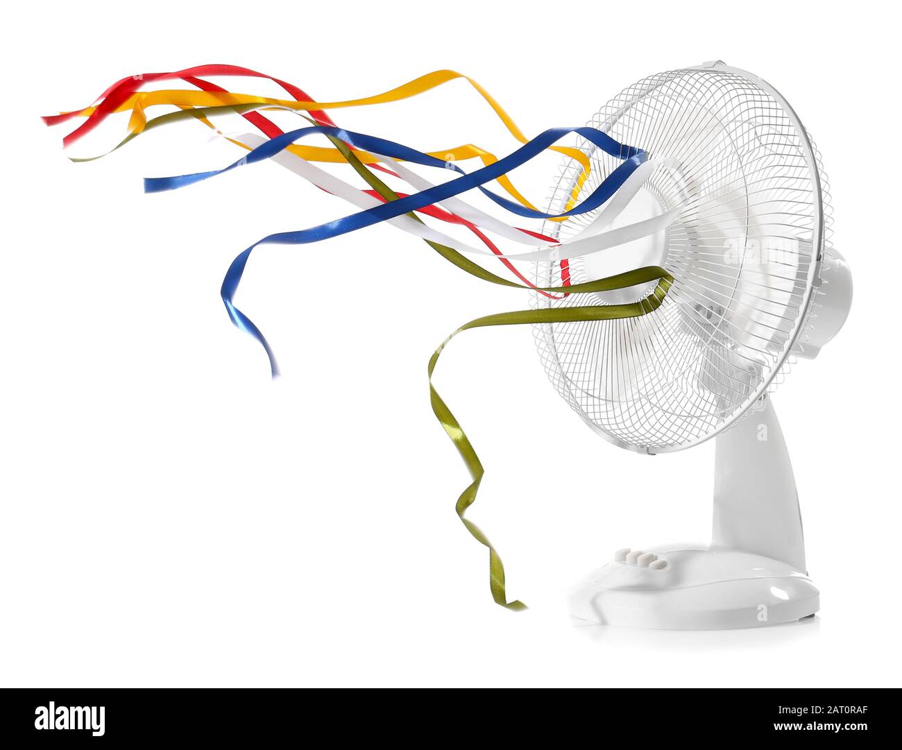 Fan blowing ribbons hi-res stock photography and images - Alamy