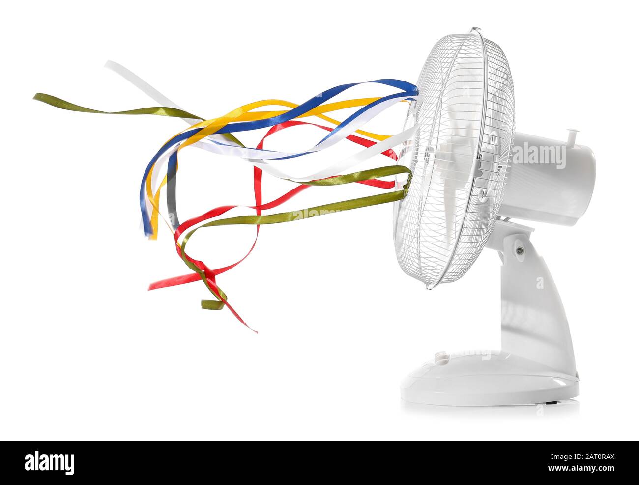 Fan blowing ribbons hi-res stock photography and images - Alamy