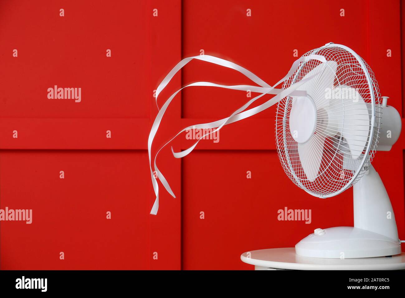 Fan blowing ribbons hi-res stock photography and images - Alamy