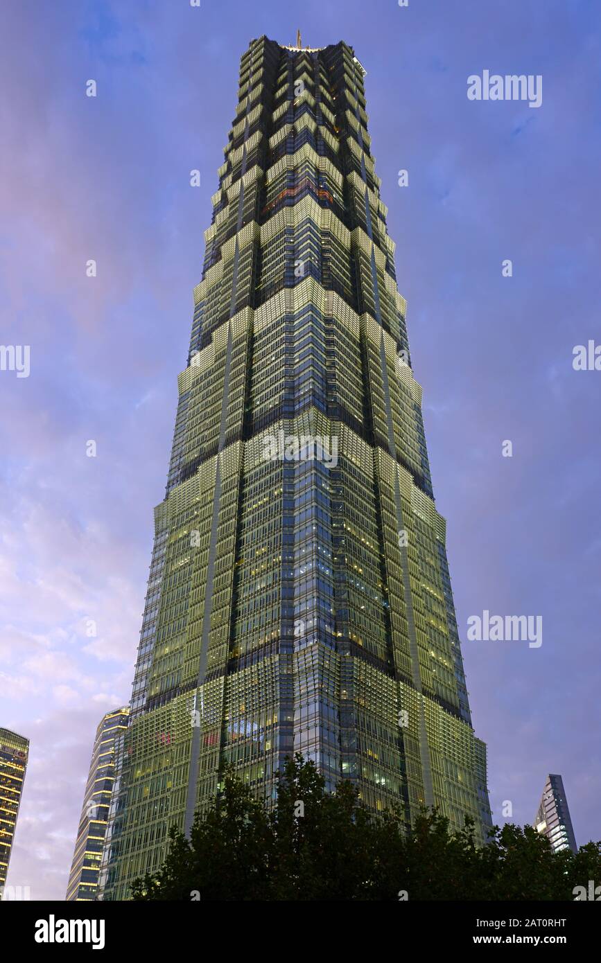 Jinmao tower interior hi-res stock photography and images - Alamy