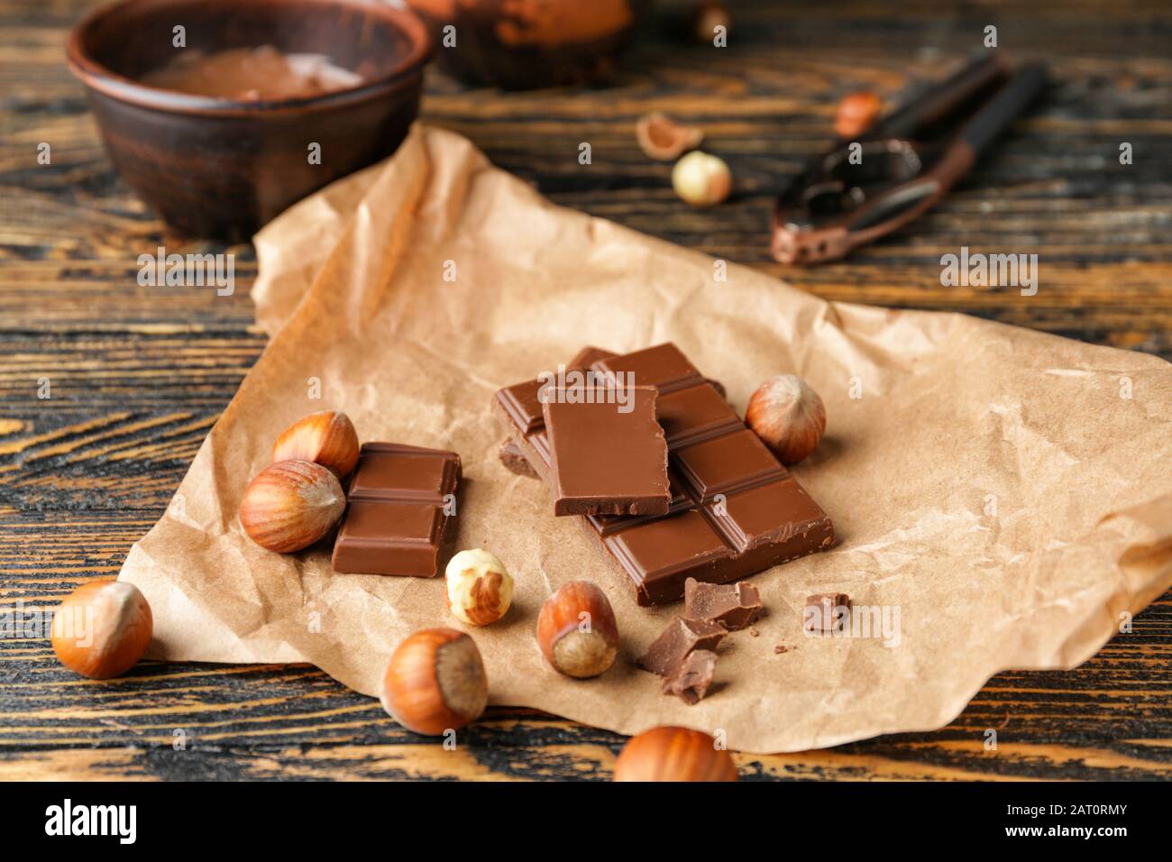 Nutty chocolate flavor hi-res stock photography and images - Alamy