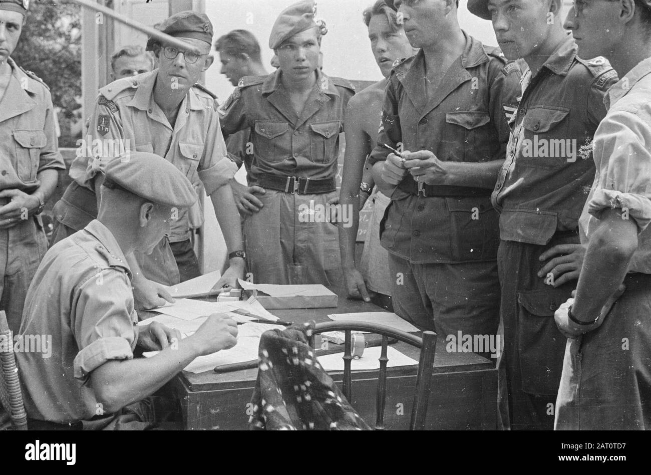 Military personnel administration Black and White Stock Photos & Images ...