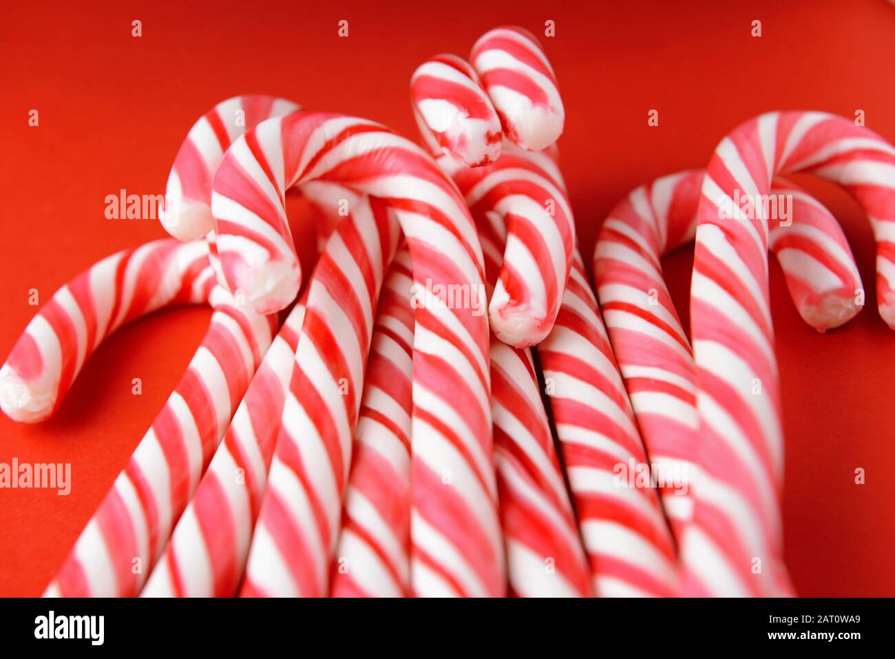 Pile of candy canes on white hi-res stock photography and images - Alamy
