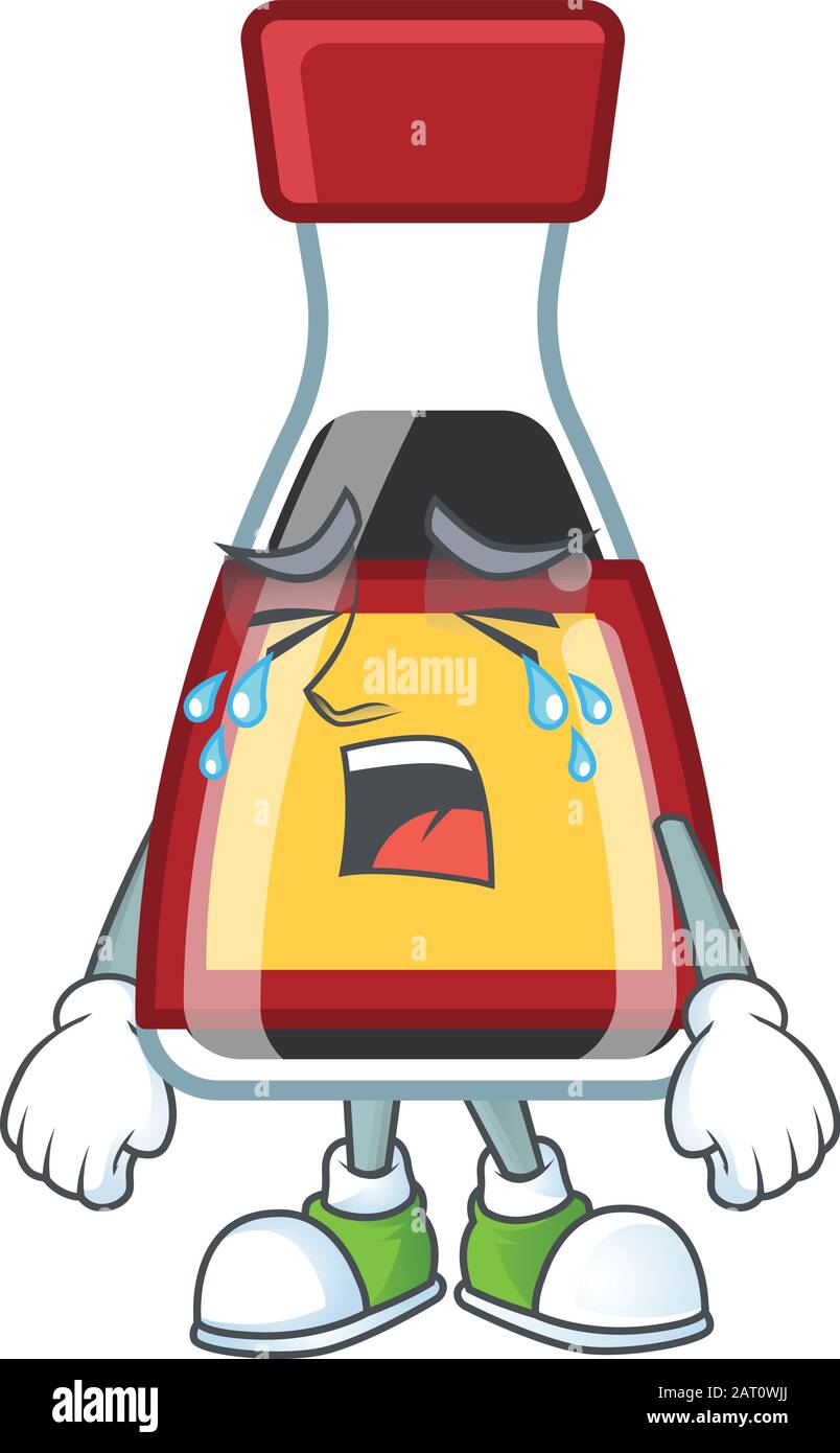 Sad of say asian sauce cartoon mascot style Stock Vector Image & Art ...
