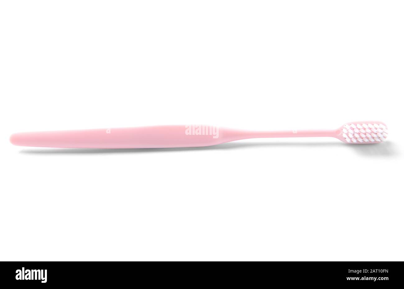 Tooth brush on white background Stock Photo - Alamy