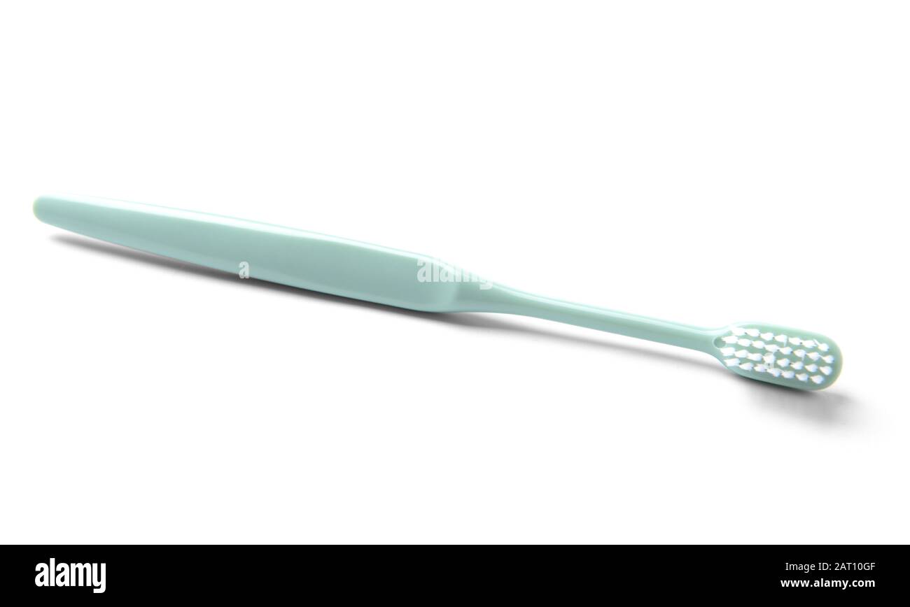 Tooth brush on white background Stock Photo - Alamy