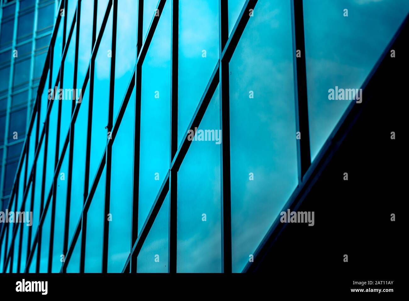 Commercial building close up; Wellington Office Building Stock Photo ...
