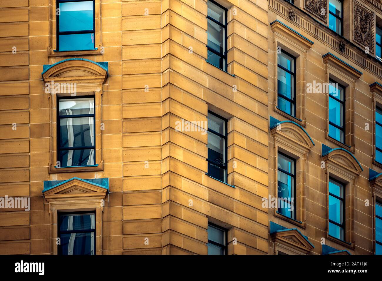 Commercial building close up; Wellington Office Building Stock Photo ...