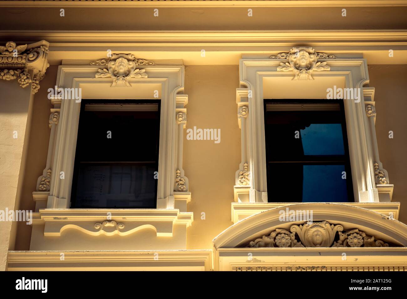 Commercial building close up; Wellington Office Building Stock Photo ...