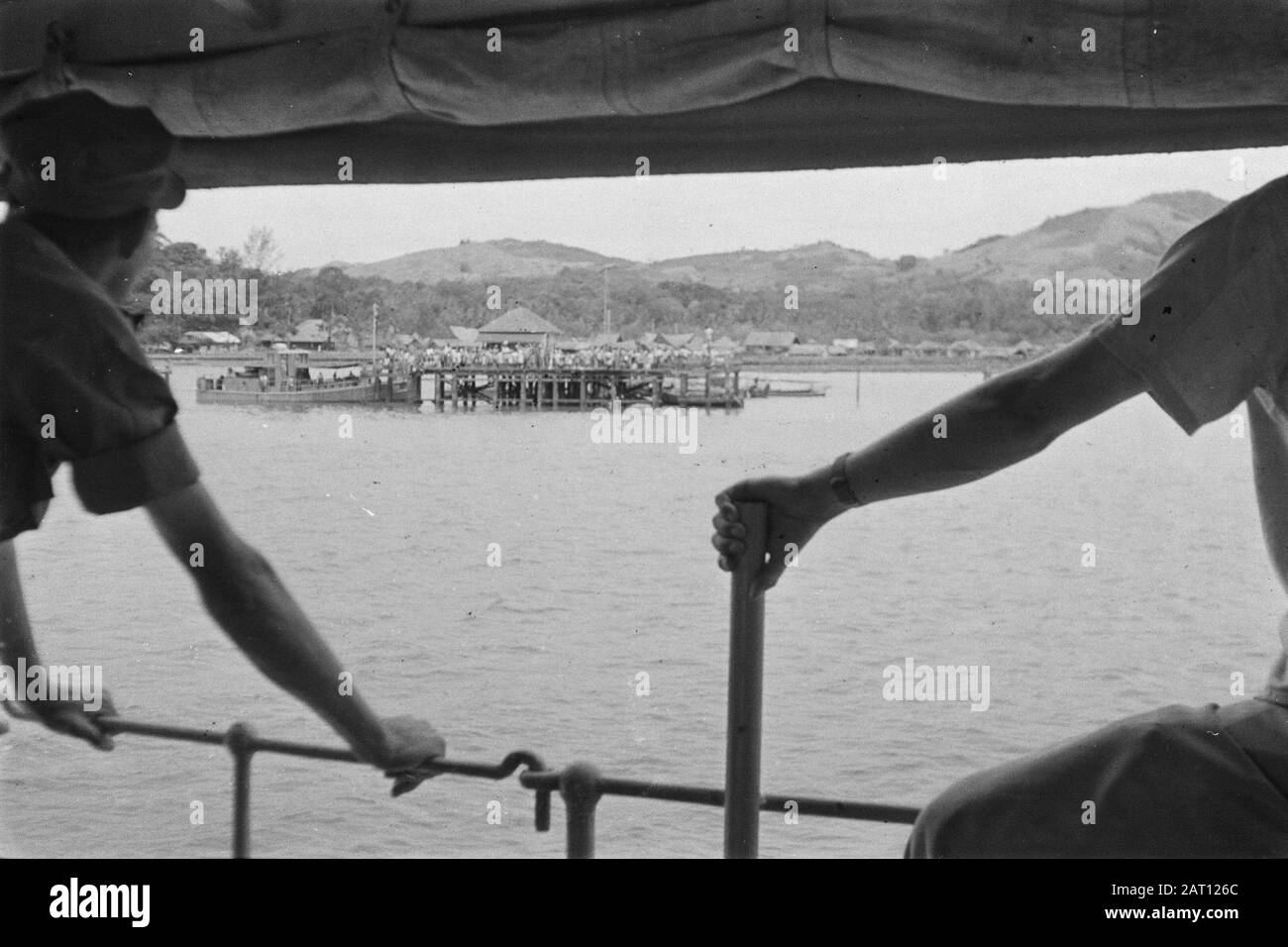 Borneo A ship on its way to the quay Date: February 1947 Location ...