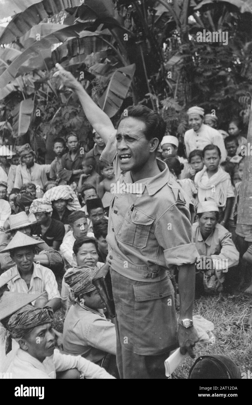 Information in Djamboe near Ambarawa A sergeant major of the KNIL gives ...