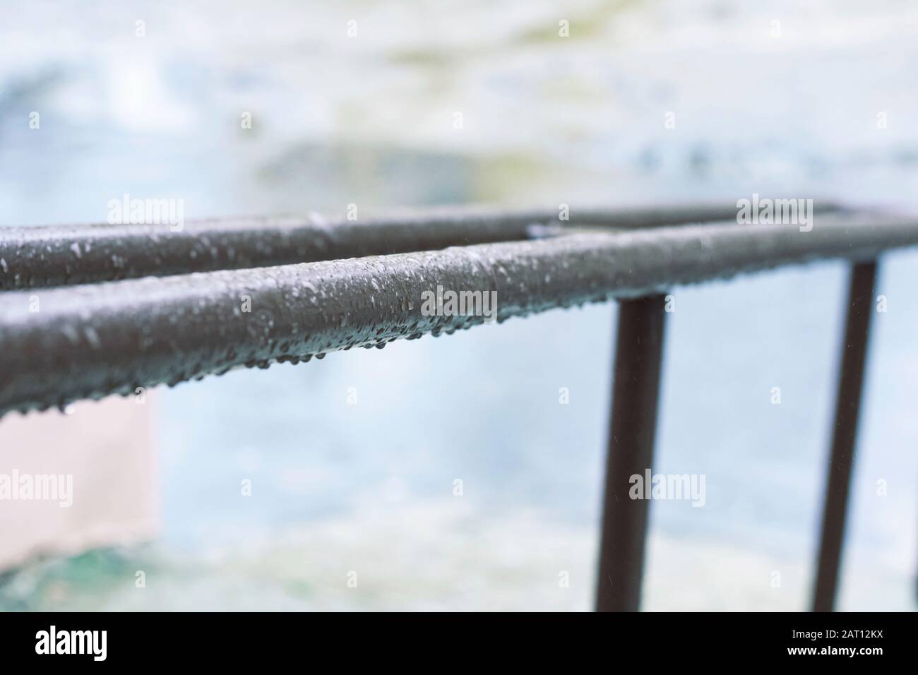 Wet railing hi-res stock photography and images - Alamy