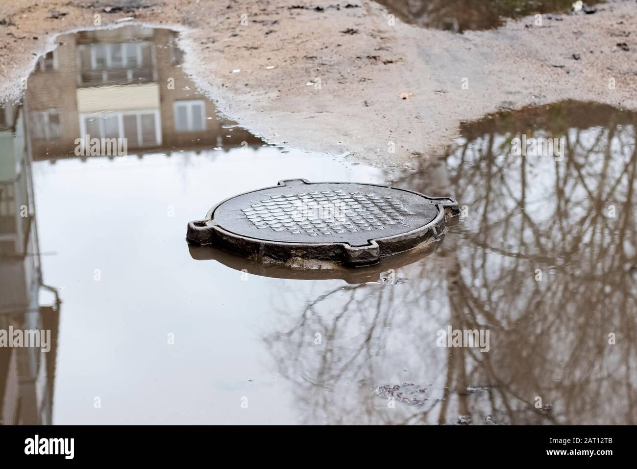 Puddle drain hi-res stock photography and images - Alamy