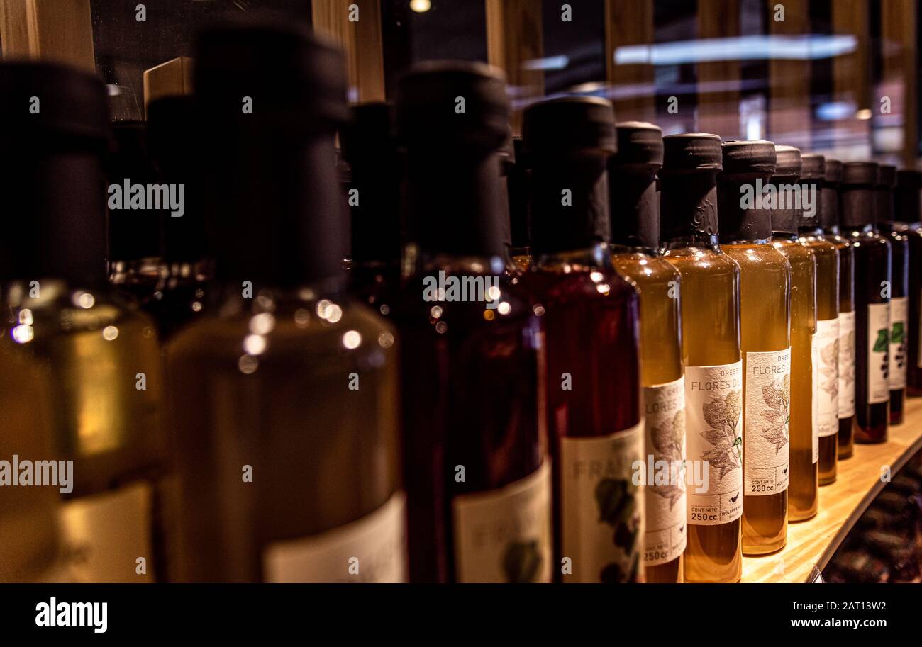 Wine bottle and glass perspective hi-res stock photography and images ...