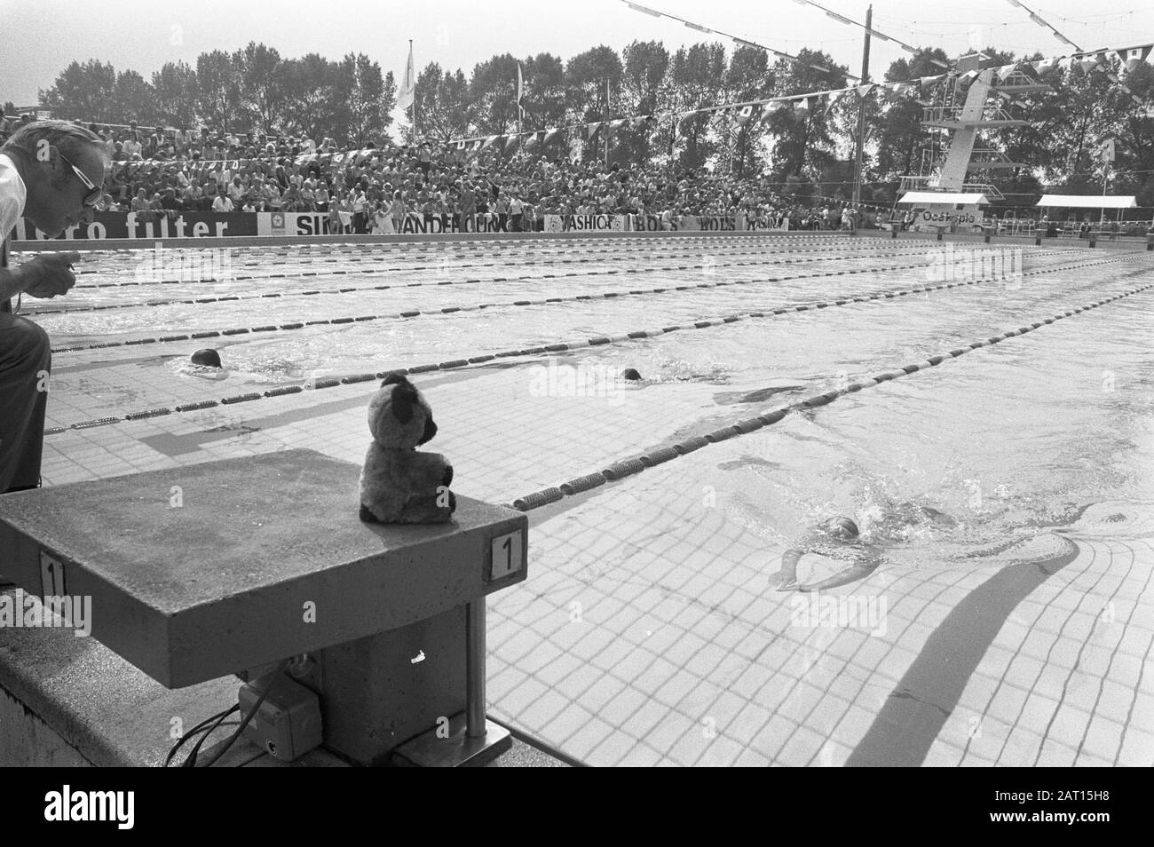 First day National Swimming Championships in swimmingpool Den Hommel in ...