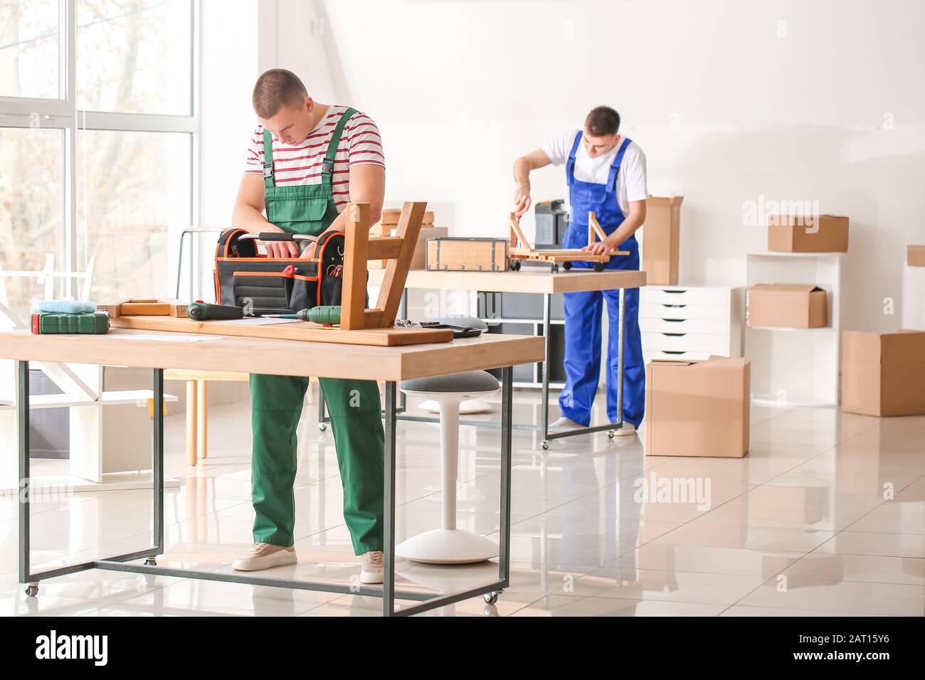 Assembling supplies hi-res stock photography and images - Alamy