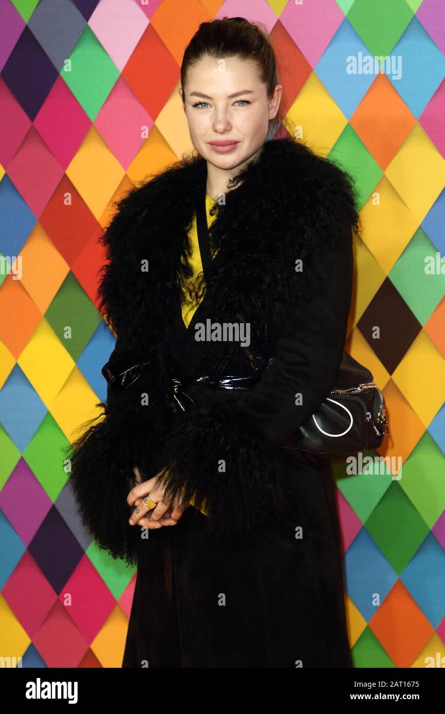London Uk 29th Jan 2020 Jess Woodley At The World Premiere Of Birds Of Prey And The
